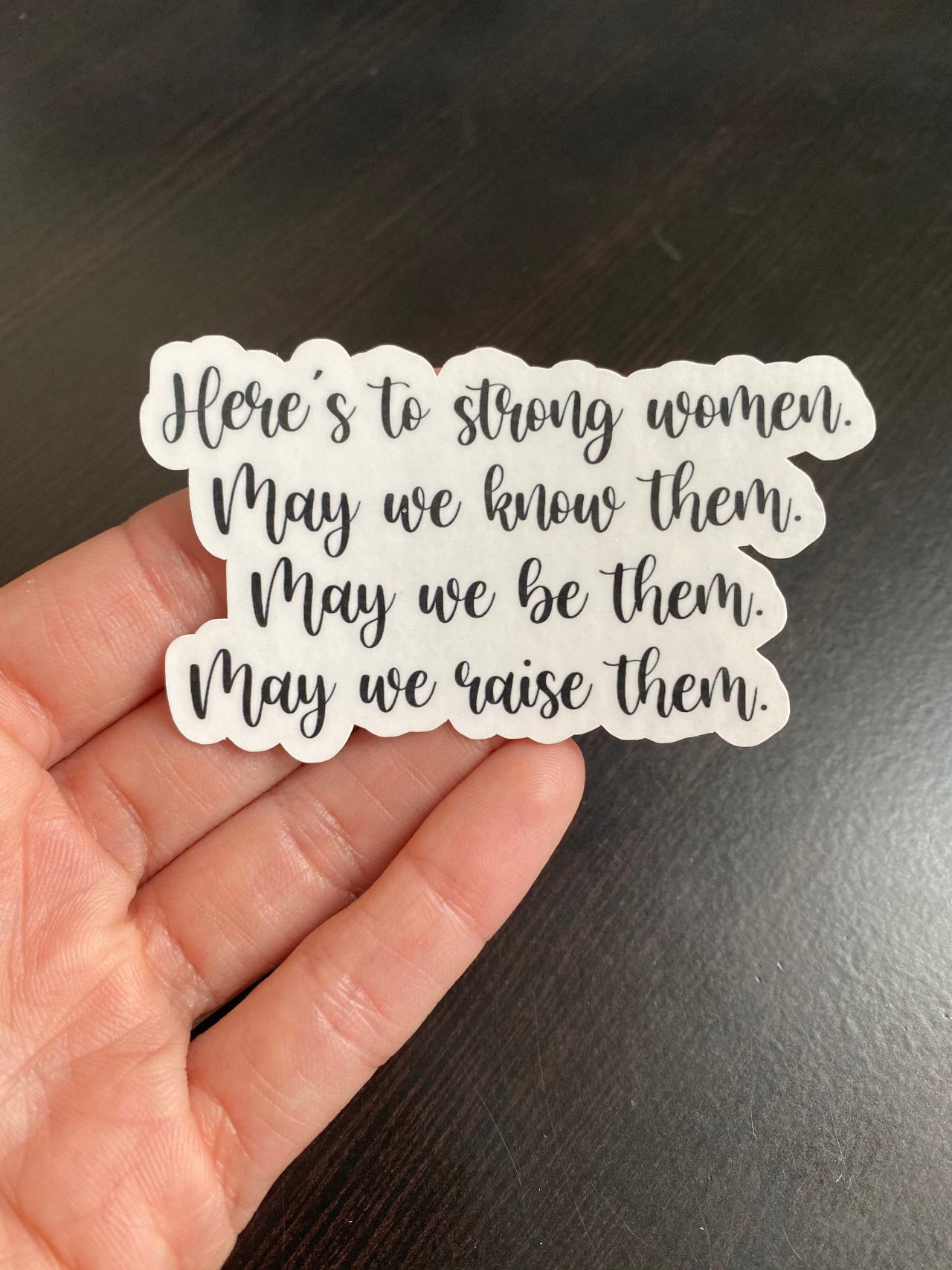 Strong Women Sticker | Motivational Sticker | Women Sticker | Feminist ...