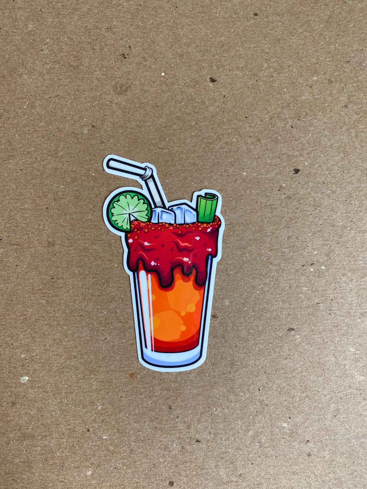 Michelada Sticker | Bloody Mary Sticker | Alcohol Sticker | Vodka ...
