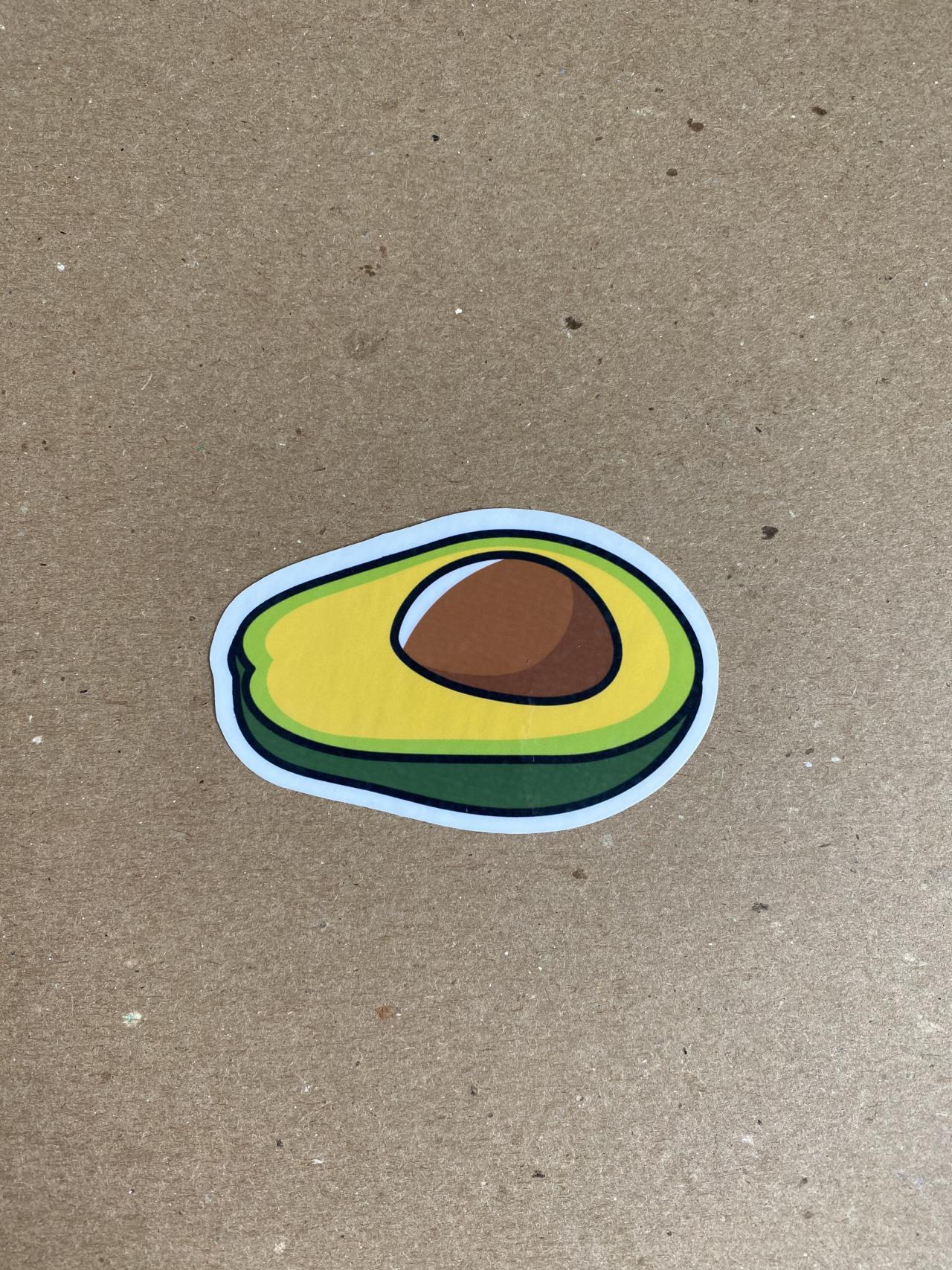 Avocado Sticker | Fruit Sticker | Vegetable Sticker | Food Sticker ...
