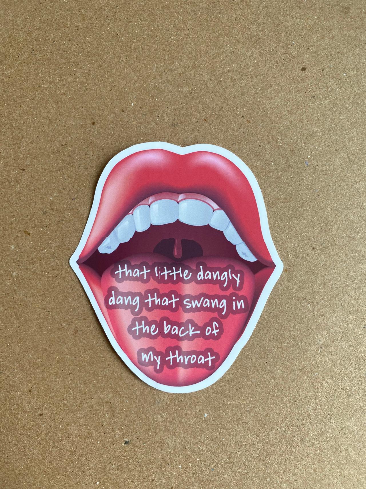 Cardi B Sticker | Lyric Sticker | Uvula Sticker | Laptop Sticker ...