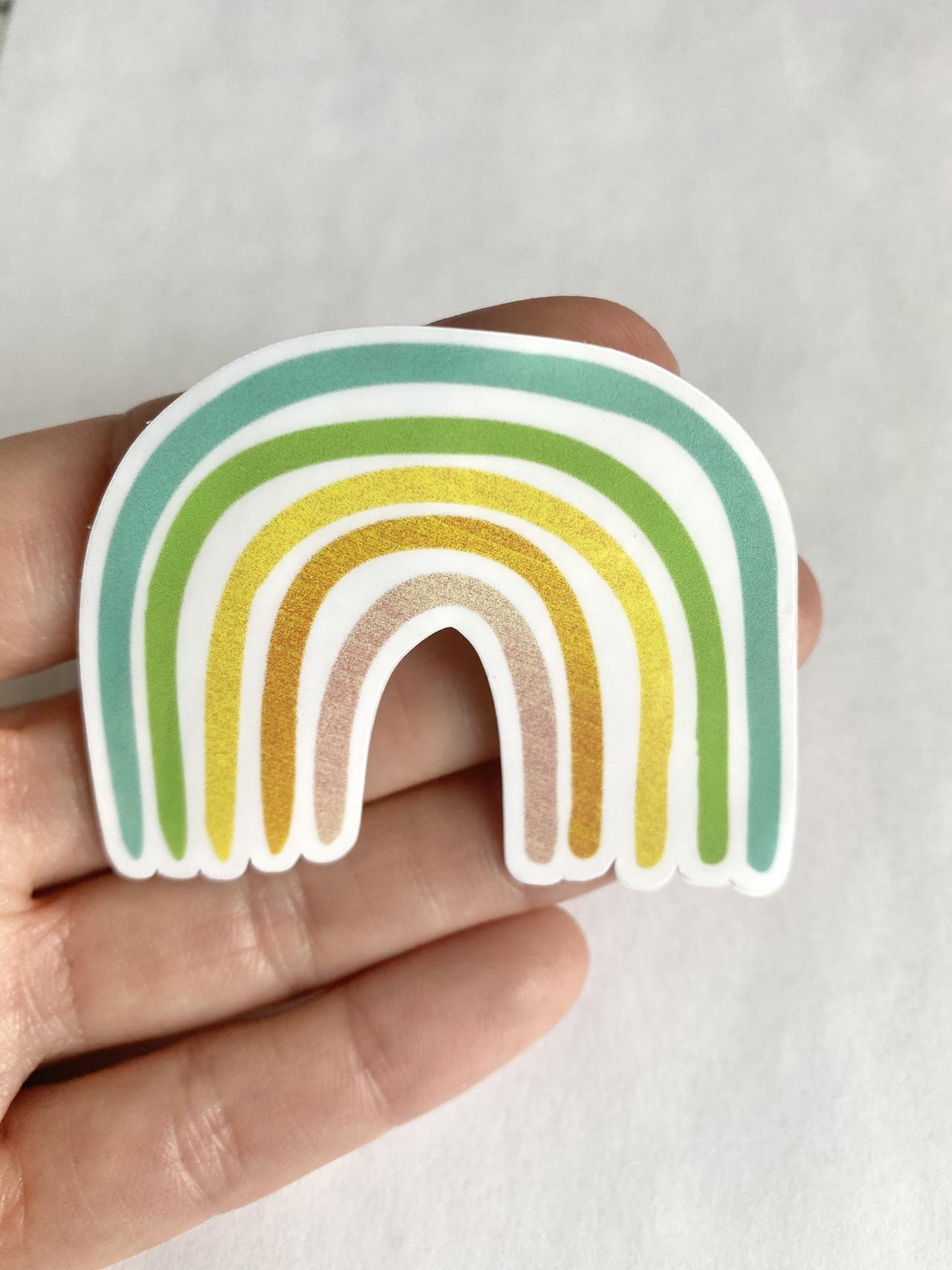 Pastel Rainbow Sticker Decal | Water Bottle Sticker Decal | Laptop ...