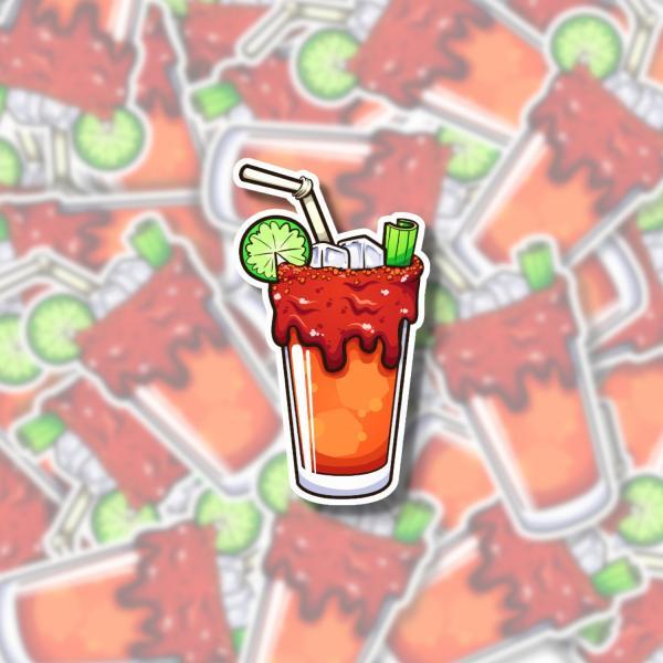 Michelada Sticker | Bloody Mary Sticker | Alcohol Sticker | Vodka ...