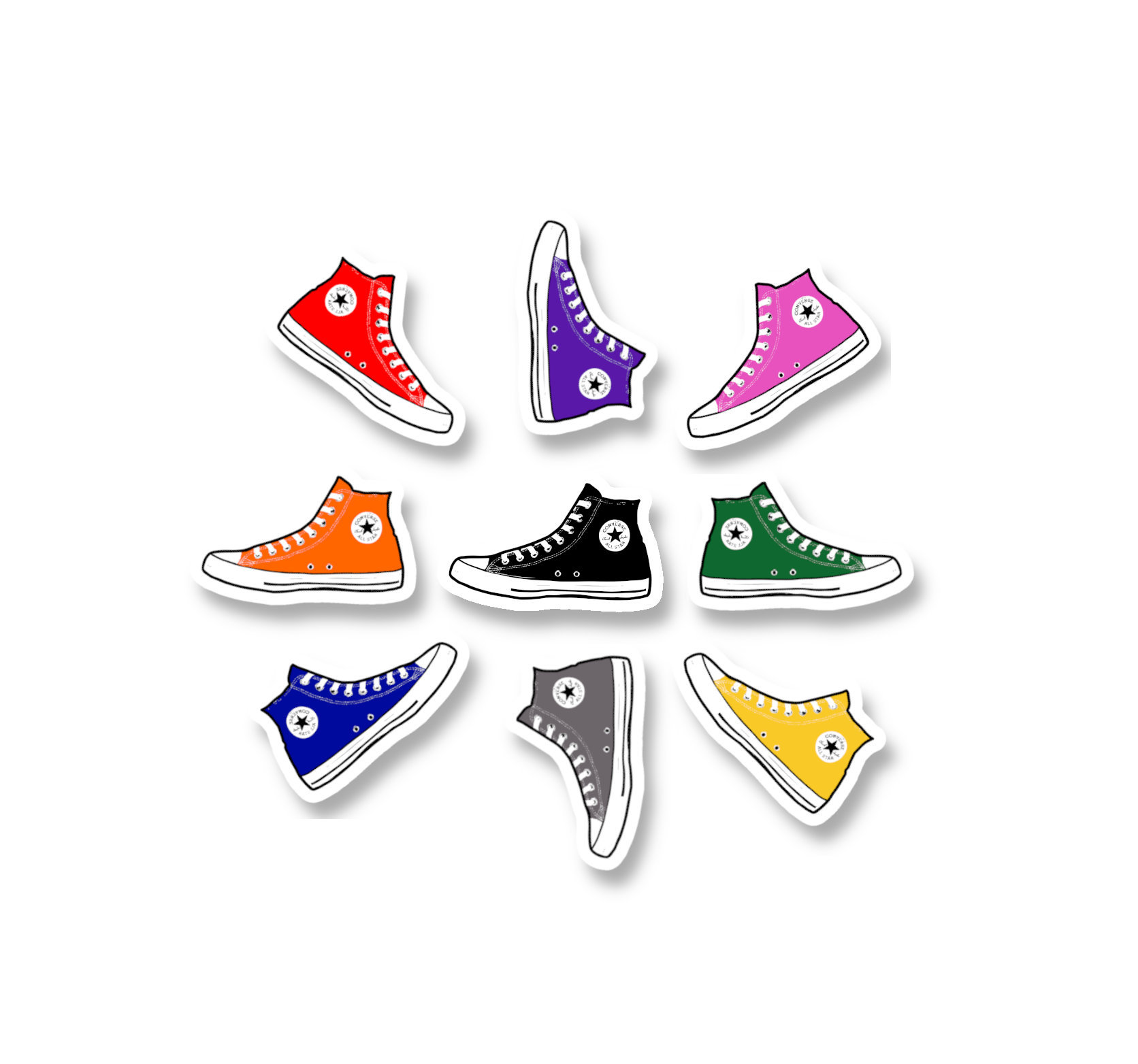 Converse Shoe Sticker | All Star Sticker | Sneaker Sticker | Shoe ...