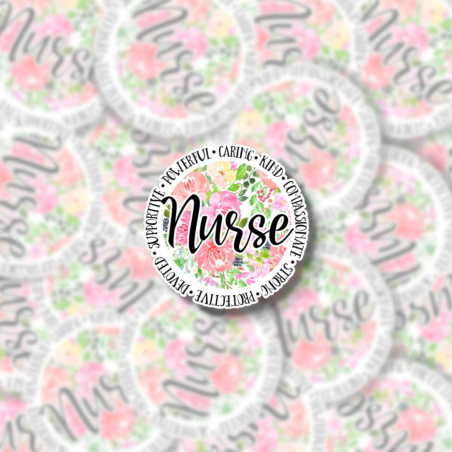 Nurse Sticker | Healthcare Sticker | Healthcare Hero Sticker | Rn ...