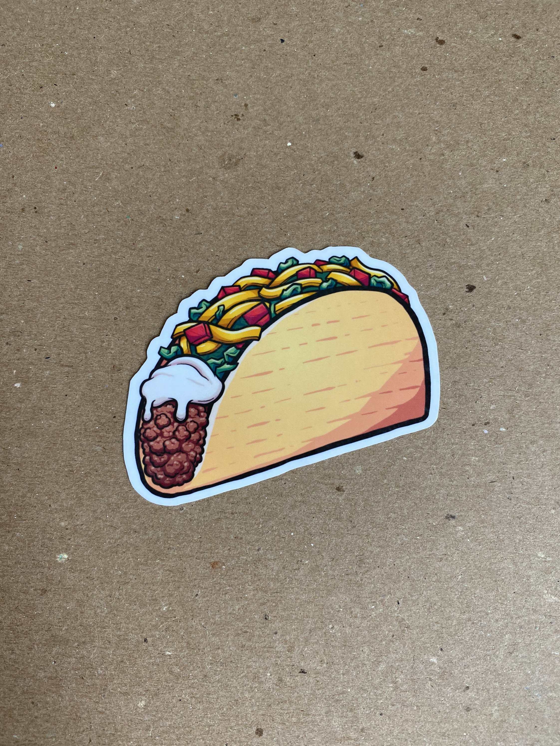 Taco Sticker | Taco Tuesday Sticker | Food Sticker | Mexican Sticker ...