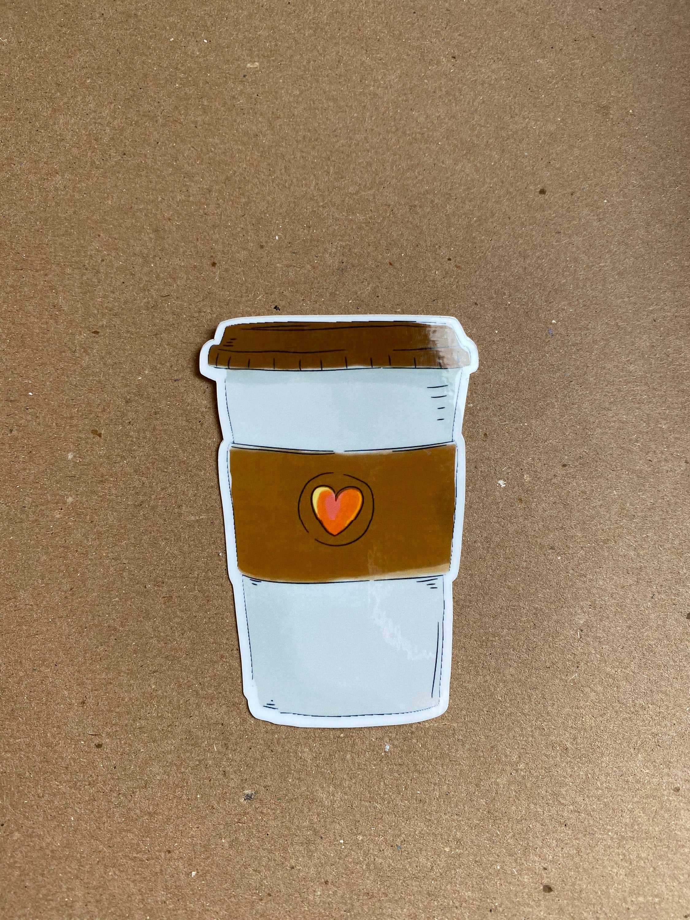 Coffee Sticker Pack | 2 Coffee Stickers | Coffee Cup Sticker ...