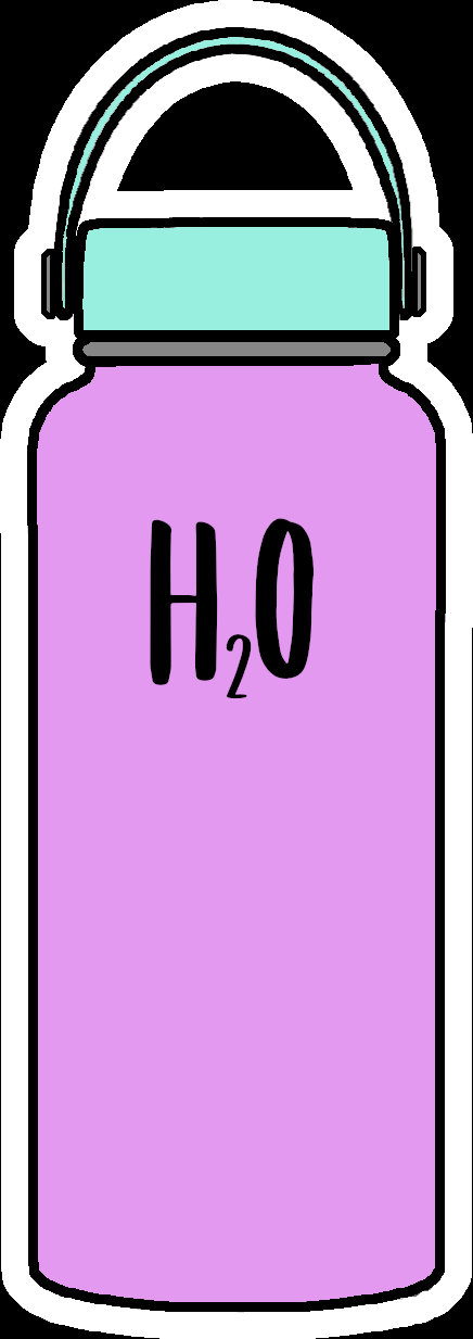 Hydro Flask Sticker | Water Bottle Sticker | H2o Sticker | Laptop ...