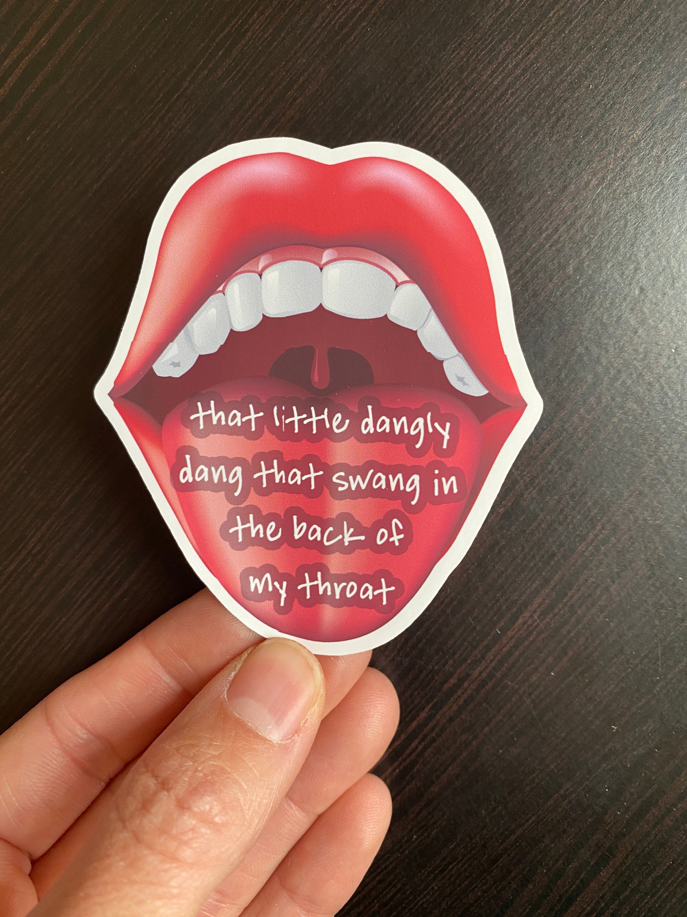 Cardi B Sticker | Lyric Sticker | Uvula Sticker | Laptop Sticker ...